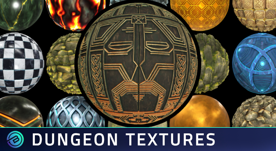 Stylized Dungeon Textures - RPG Environment in Materials - UE Marketplace