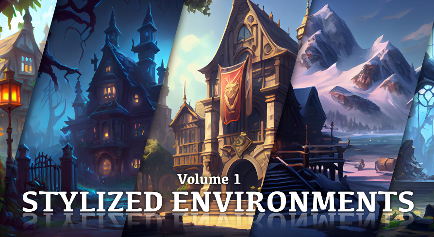Stylized Environments Volume 1 in 2D Assets - UE Marketplace