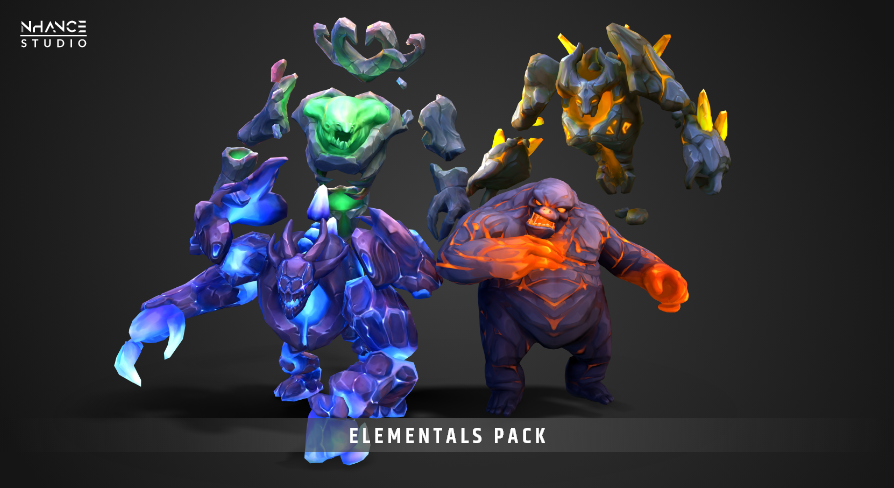Stylized Fantasy Elementals Pack #3 in Characters - UE Marketplace