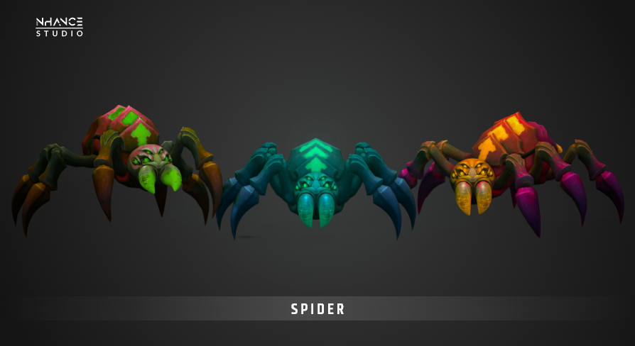 Stylized Fantasy Forest Spider in Characters - UE Marketplace