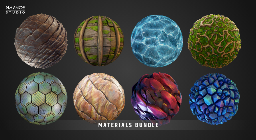 Stylized Fantasy Material Bundle #2 in Materials - UE Marketplace