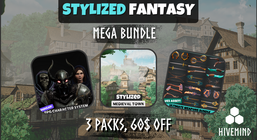Stylized Fantasy Mega Bundle In Environments Ue Marketplace