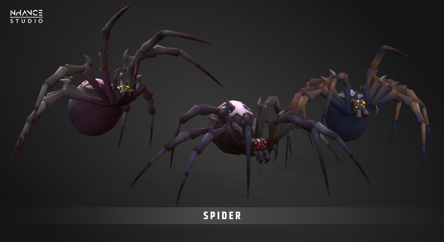 Stylized Fantasy Spider in Characters - UE Marketplace