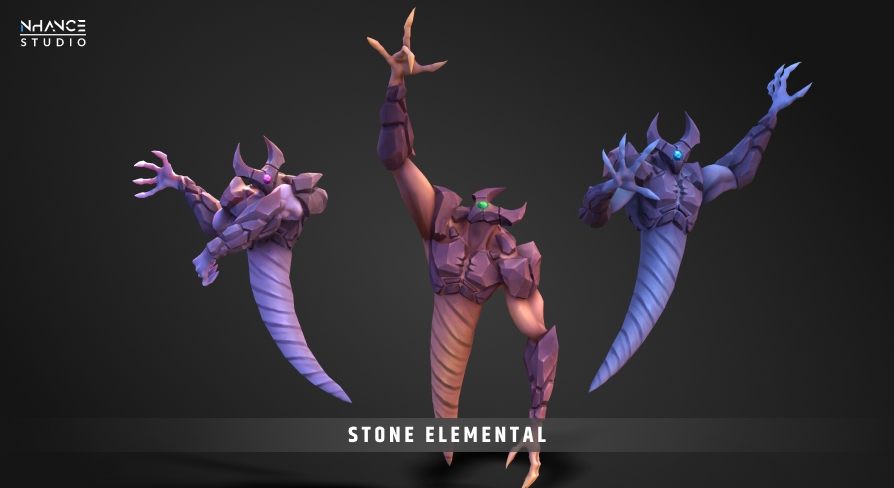 Stylized Fantasy Stone Elemental, 카테고리 캐릭터 - UE 마켓플레이스