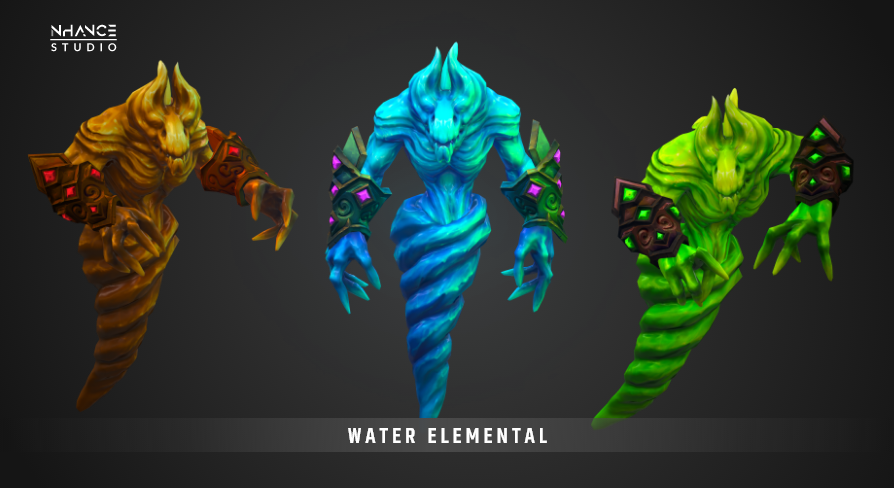 Stylized Fantasy Water Elemental in Characters - UE Marketplace