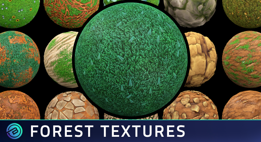 Stylized Forest Textures - RPG Environment in Materials - UE Marketplace