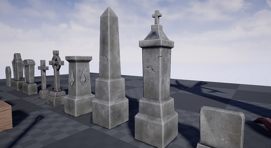 Stylized Gravestone Pack, 카테고리 소품 - UE 마켓플레이스