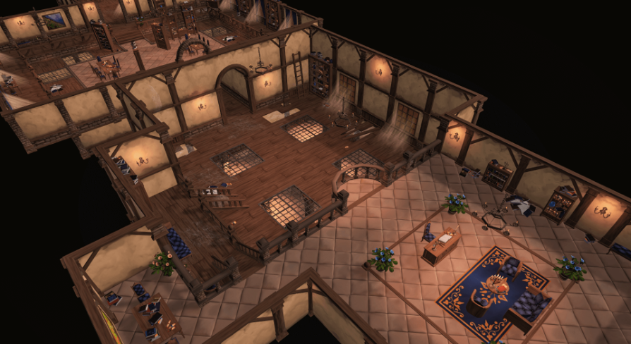 Stylized Library Dungeon in Environments - UE Marketplace