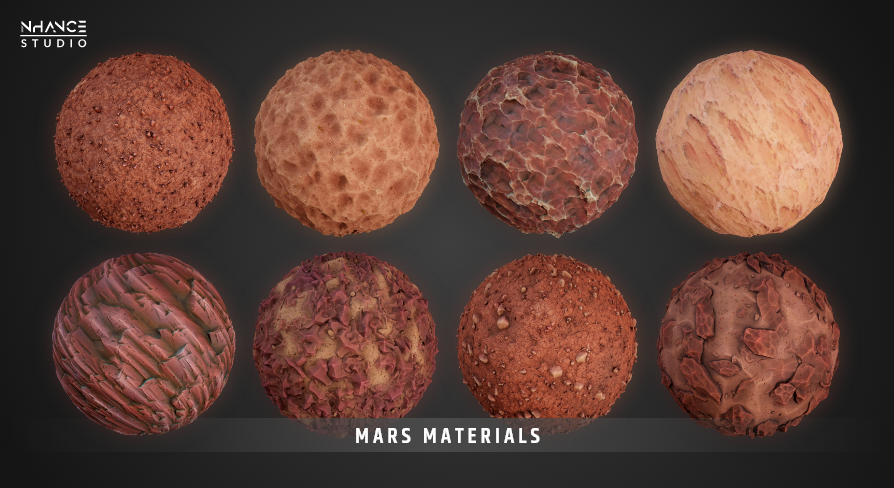 Stylized Mars Material Pack in Materials - UE Marketplace