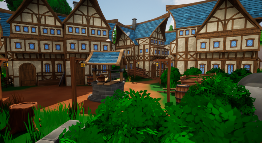 Stylized Medieval Environment in Environments - UE Marketplace