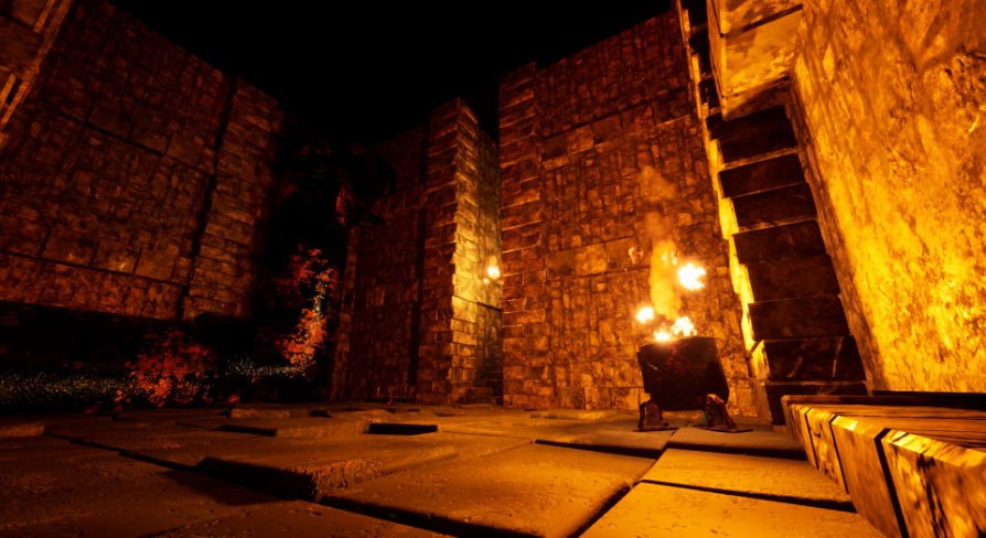 Stylized Modular Dungeon Kit in Environments - UE Marketplace