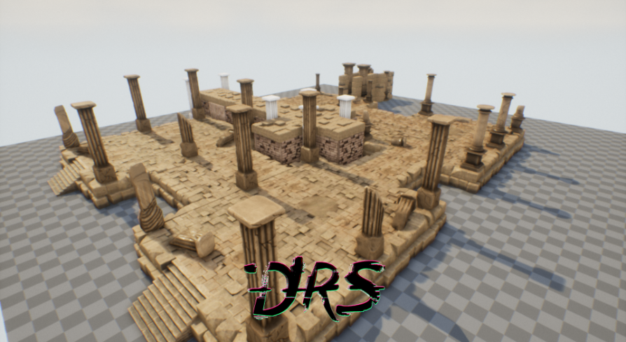 Stylized Ruins Modular pack V01 in Props - UE Marketplace