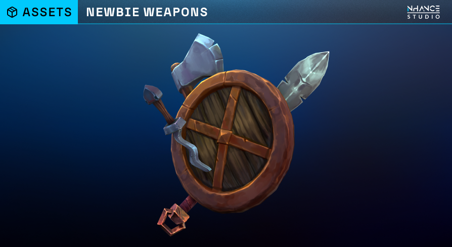 Stylized Newbie Weapons Pack, 카테고리 무기 - UE 마켓플레이스