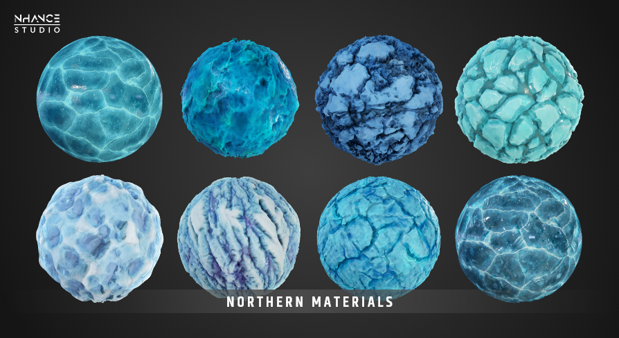 Stylized Northern Materials Pack in Materials - UE Marketplace