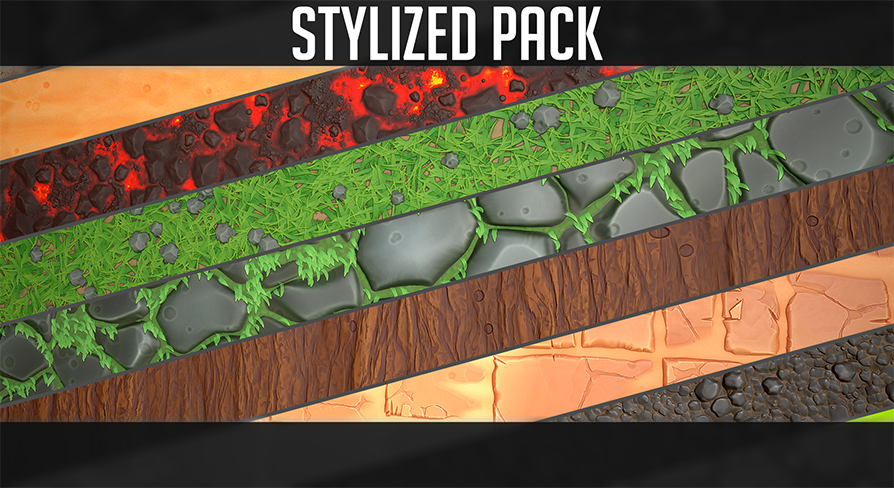 Stylized Pack in Materials - UE Marketplace