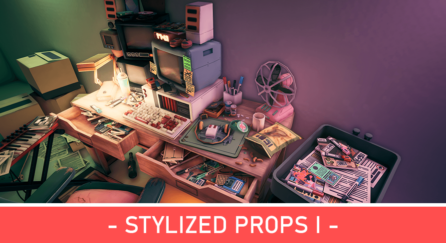 Stylized Props 01 in Props - UE Marketplace