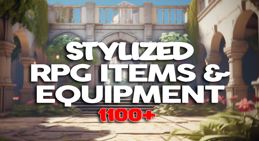 Stylized RPG UI Items & Equipment in 2D Assets - UE Marketplace