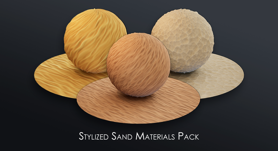 Stylized Sand Materials in Materials - UE Marketplace