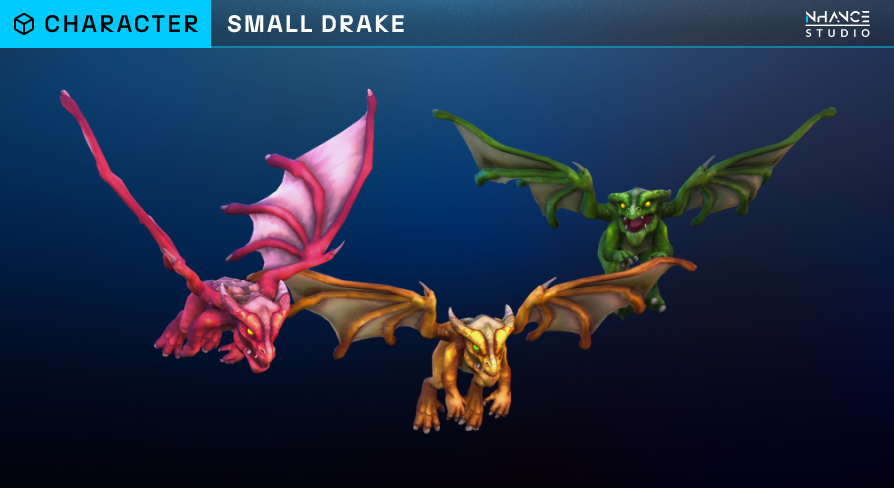 Stylized Small Drake in Characters - UE Marketplace