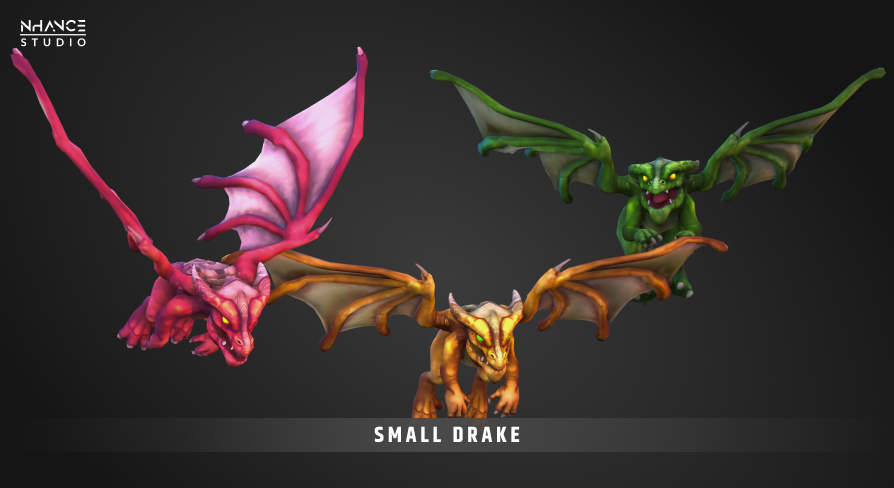 Stylized Small Drake, 카테고리 캐릭터 - UE 마켓플레이스