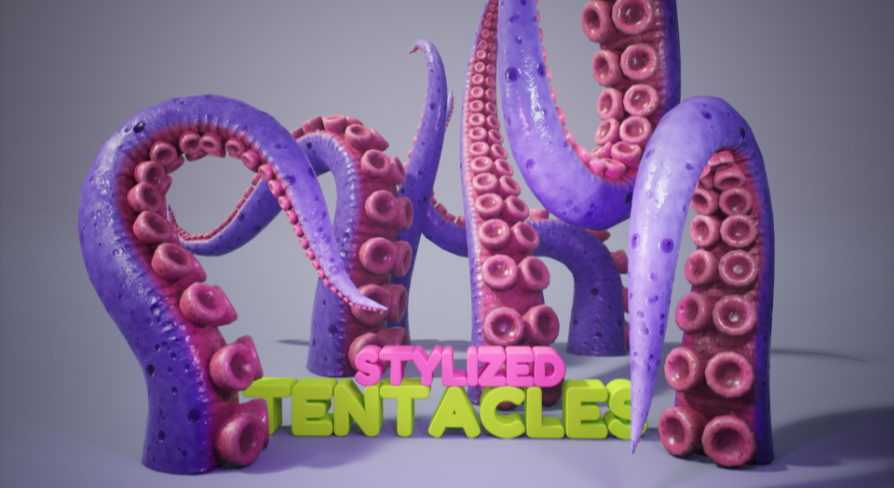 Stylized Tentacles (Animated), 카테고리 캐릭터 - UE 마켓플레이스