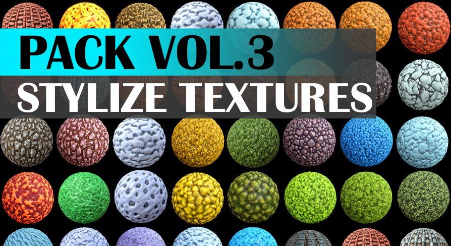 Stylized Texture Pack - VOL.03 Hand Painted Textures in Textures - UE ...