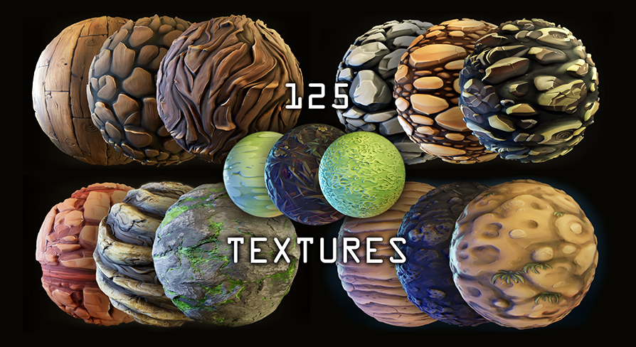 Stylized Textures Mega Pack in Textures - UE Marketplace