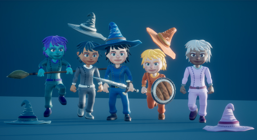 Stylized Toon Wizard in Characters - UE Marketplace