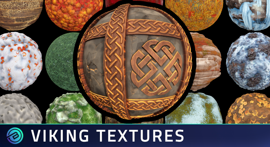 Stylized Viking Textures - RPG Environment：マテリアル - UE マーケットプレイス
