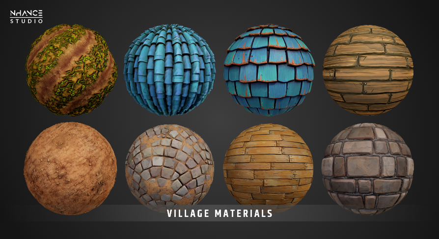 Stylized Village Materials Pack in Materials - UE Marketplace
