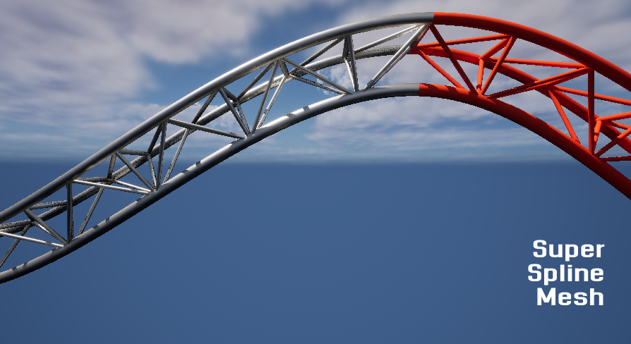 Super Spline Mesh Realtime Procedural Spline Mesh In Code Plugins