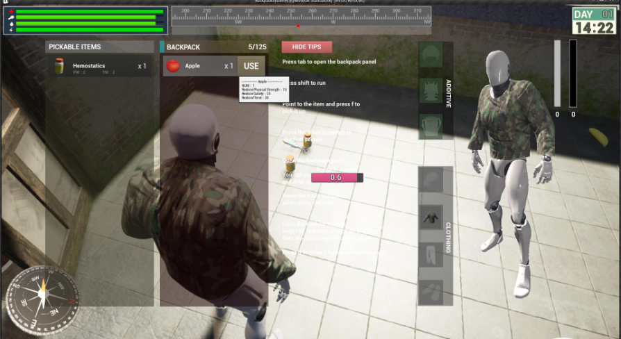 Survival Backpack Inventory System in Blueprints - UE Marketplace