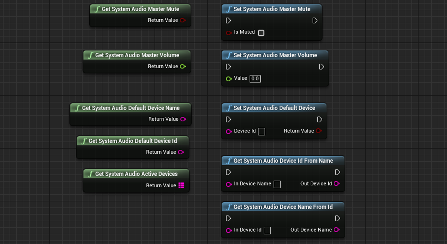 System Audio Volume in Code Plugins - UE Marketplace