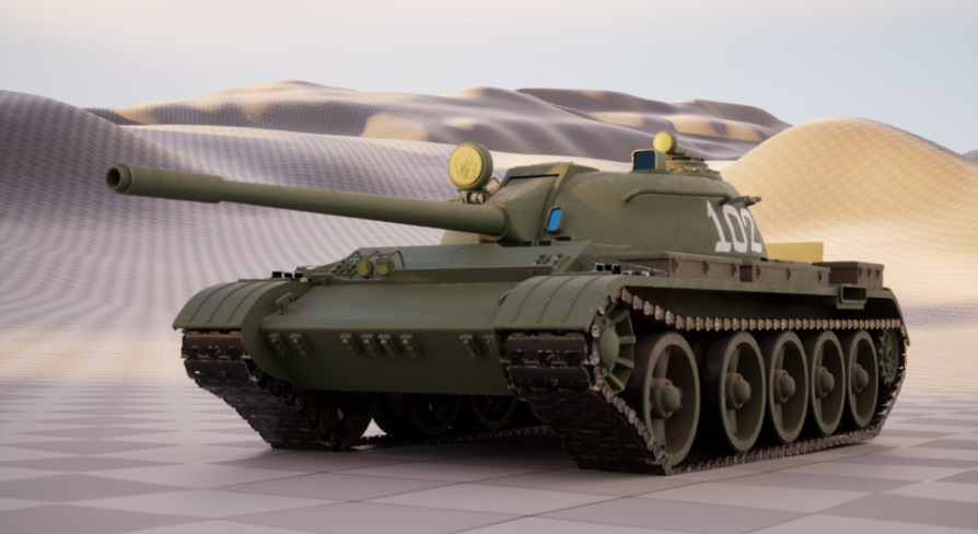 T55 Tank in Blueprints - UE Marketplace