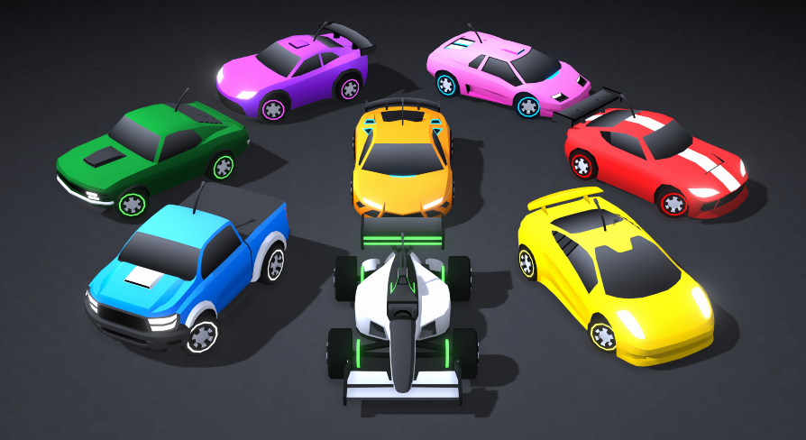 TURBO: Cartoon Racing Cars in Props - UE Marketplace