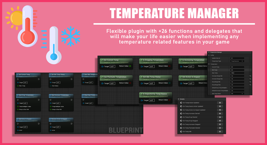 Temperature Manager, 카테고리 코드 플러그인 - UE 마켓플레이스