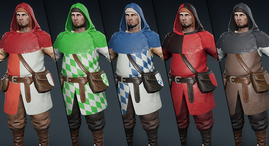 ThreeDee Medieval Militia in Characters - UE Marketplace