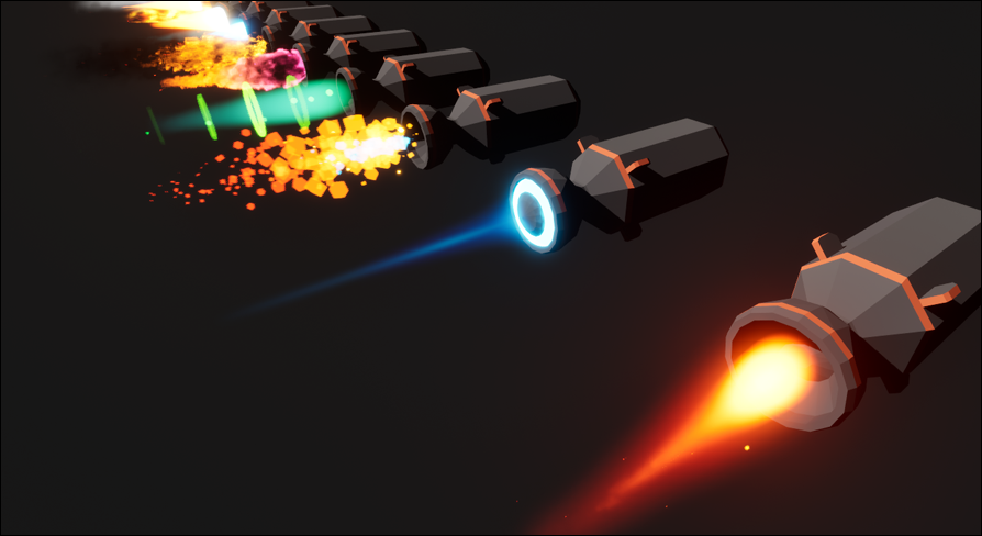 Thruster VFX, 카테고리 이펙트 - UE 마켓플레이스