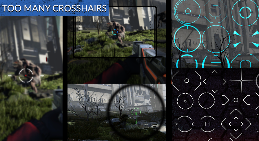 Too Many Crosshairs in Textures - UE Marketplace