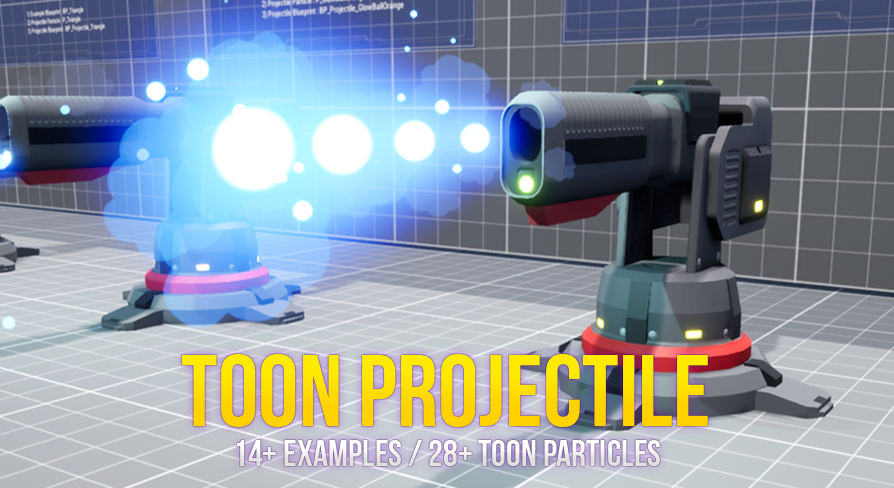 Toon Projectile VFX Pack in Visual Effects - UE Marketplace