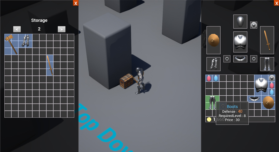 TopDown RPG Inventory System in Blueprints - UE Marketplace