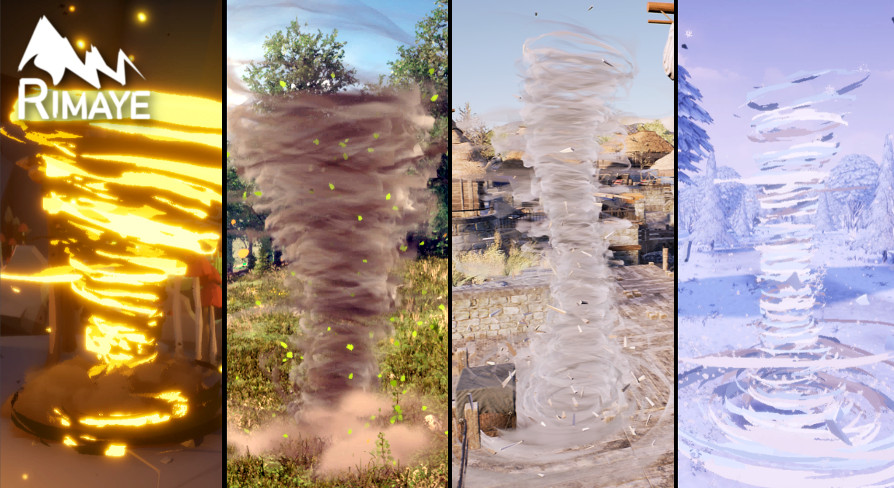 Tornadoes VFX Pack：エフェクト - UE マーケットプレイス