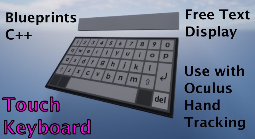 Touch Keyboard in Code Plugins - UE Marketplace