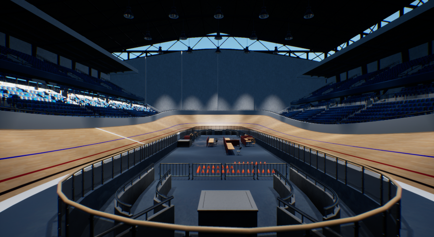 Track Cycling With Animations in Environments - UE Marketplace