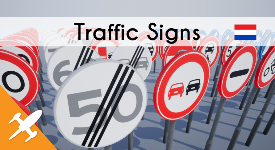 Traffic Signs NL in Props - UE Marketplace