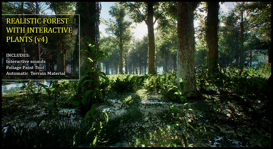 Tropical Forest with Interactive Plants and Sound (3DVEZ V4) in Props ...