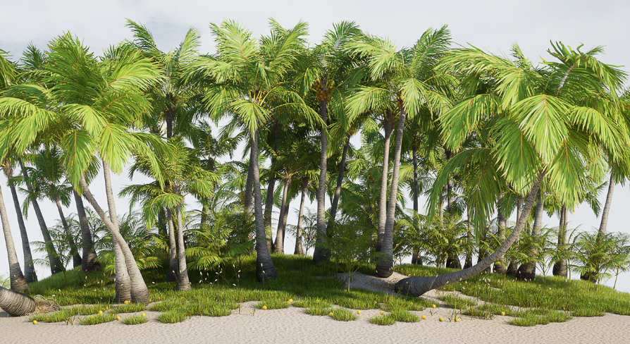 Tropical vegetation set 1 in Props - UE Marketplace