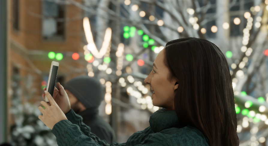 Twinmotion ポーズをとった人 ウィンターパック 1：Epic コンテンツ - UE マーケットプレイス