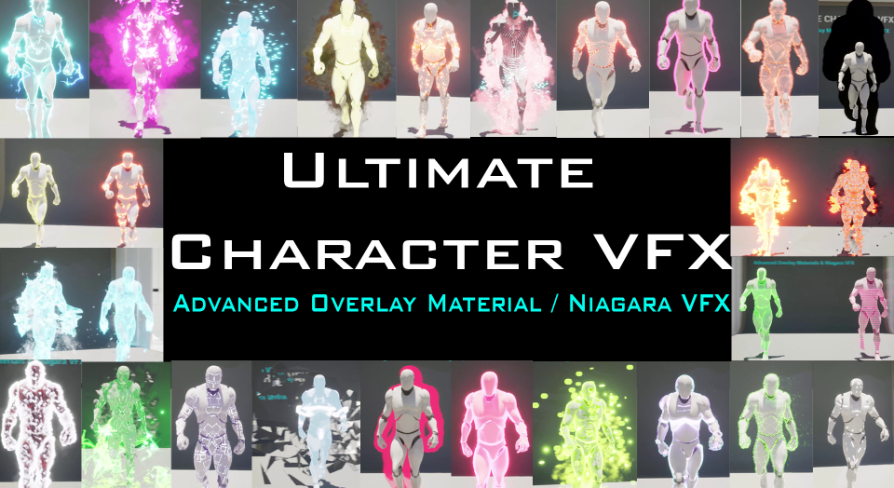 Ultimate Character VFX in Visual Effects - UE Marketplace