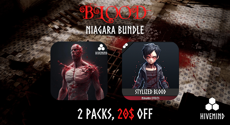 Ultimate Niagara Blood Bundle (Blood VFX, Blood Effects, Blood ...